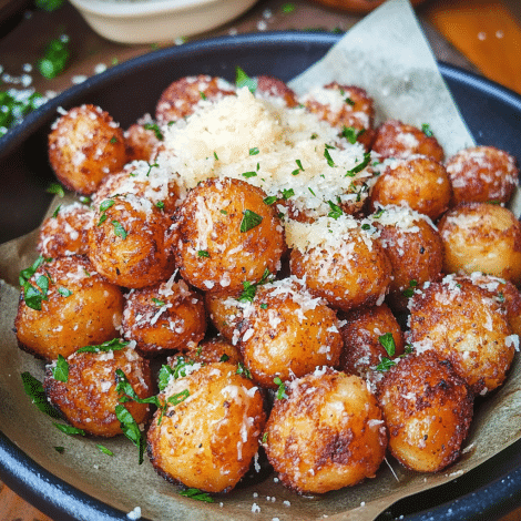 Parmesan Garlic Potato Balls - Savorful Meals