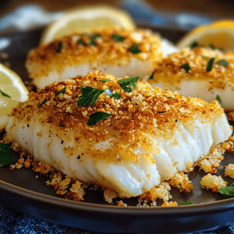 Mayonnaise and Panko Crusted Baked Fish - Savorful Meals