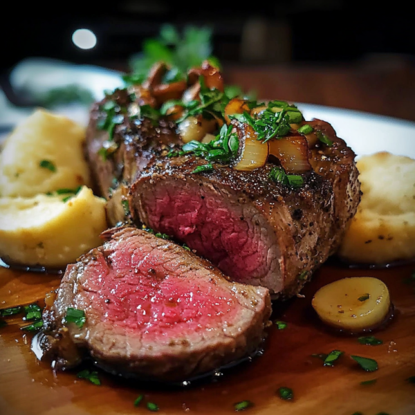 Balsamic Dijon Crusted Beef Tenderloin - Savorful Meals