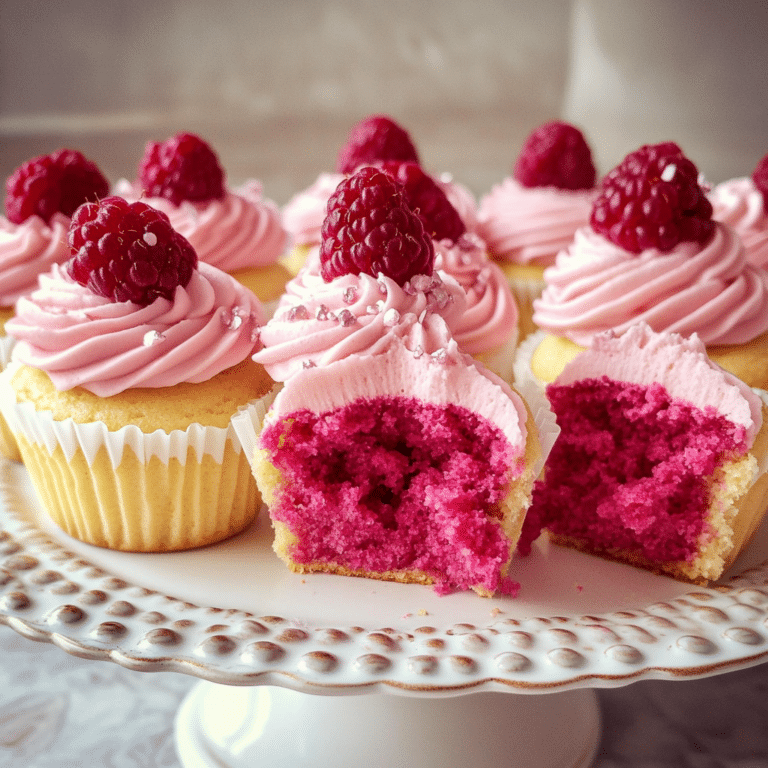 Raspberry Cupcakes - Savorful Meals