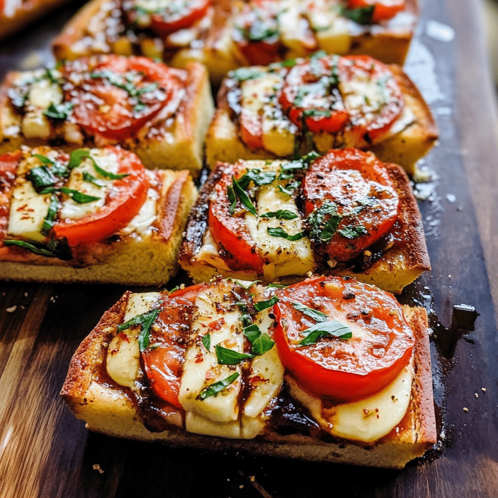 Caprese Garlic Bread - Savorful Meals