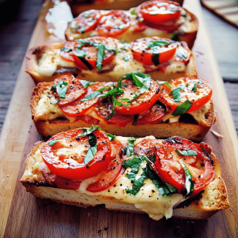 Caprese Garlic Bread - Savorful Meals